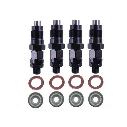 4X TD27 Fuel Injectors Compatible NISSAN NAVARA TD27 D21 2.7L Diesel ...