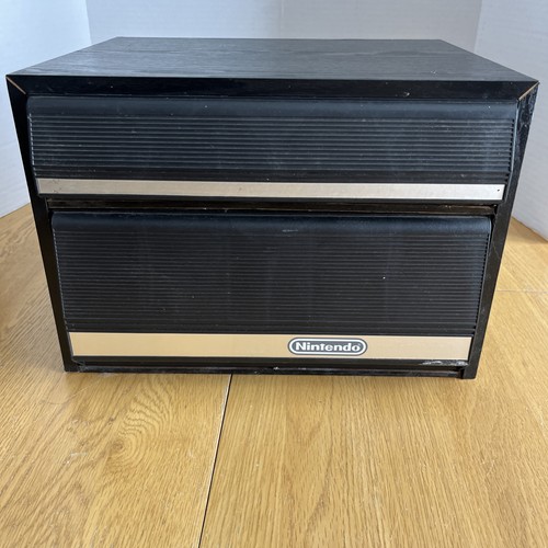 Nintendo NES 2-drawer game holder controller storage case cabinet ...
