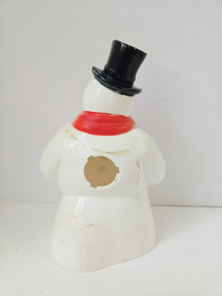 Vintage plastic Christmas light Royalite Royal Snowman only no cord | eBay