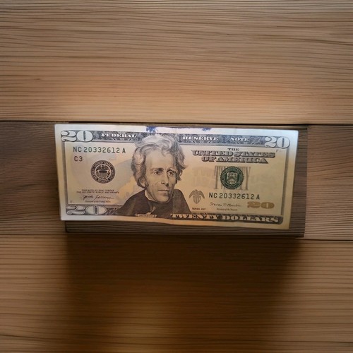 $20 Bank Note Error Ink Stain Splotches And Bleed Thru Twenty Dollar ...