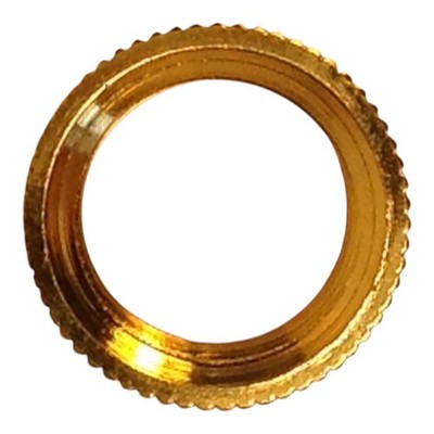 Fine Shouldered Deep Toggle Switch Nut Gold Finish For Switchcraft Made ...