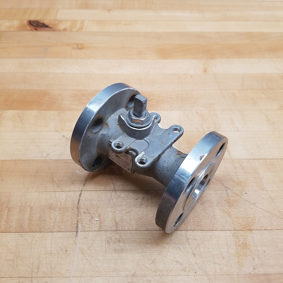 KF Contromatics Y922501212AGSADY90 1" Ball Valve, SS Ball, SS Stem ...