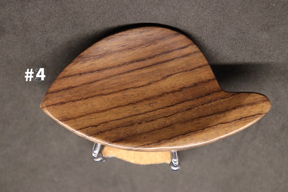 1 piece Violin Rosewood Dresden Style Chin Rest 4/4 with Standard ...