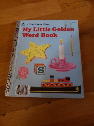 My Little Golden Word Book Tootle – Vintage Text
