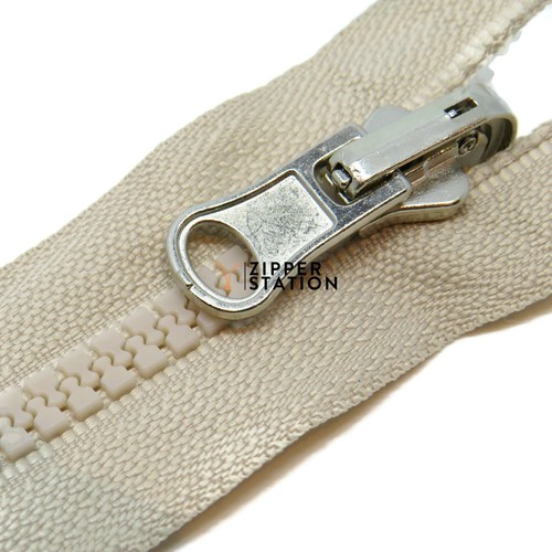 REVERSIBLE Open End Zipper #5 - Chunky Plastic No5 Reversable Zip, 7 ...