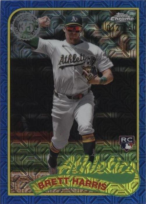 2024 Topps Update Series - 1989 Topps Chrome Silver Pack Brett Harris # ...