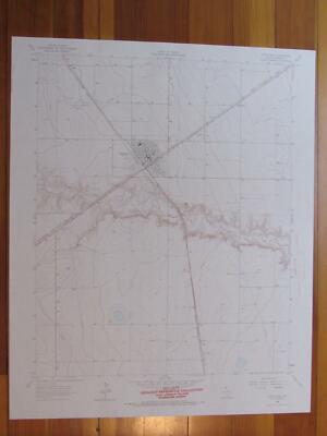 Stratford Texas 1966 Original Vintage USGS Topo Map | eBay