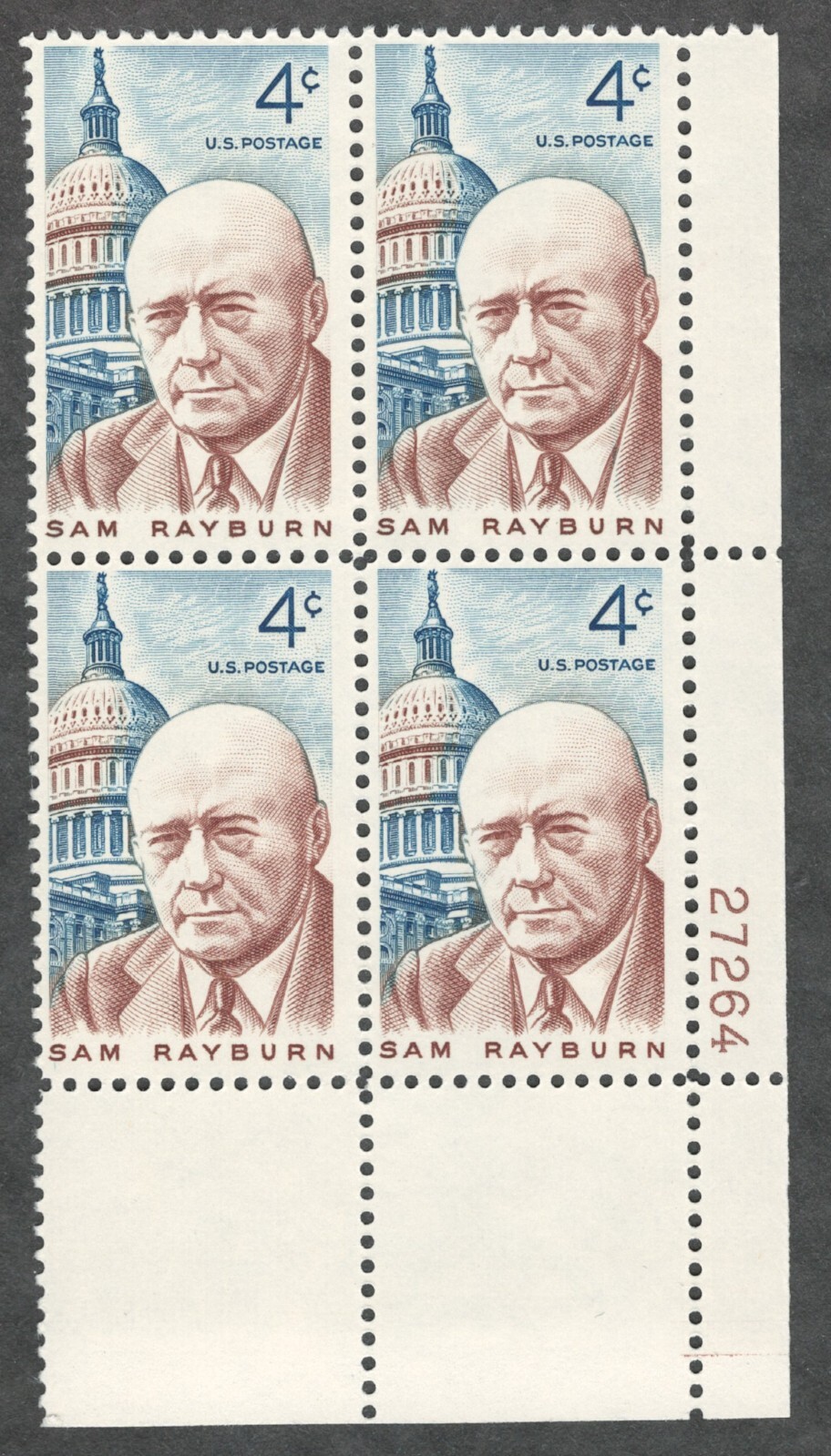 US. 1202. Sam Rayburn (1882-1961) Speaker of House of Representatives ...