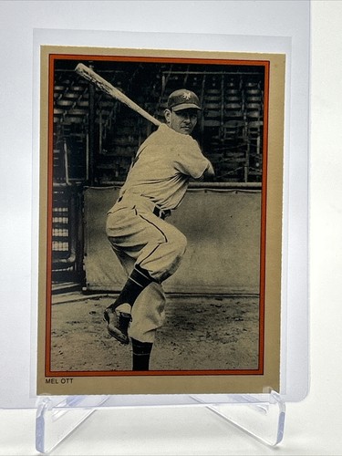 1985 Topps Circle K Mel Ott Baseball Card #12 Mint FREE SHIPPING | eBay