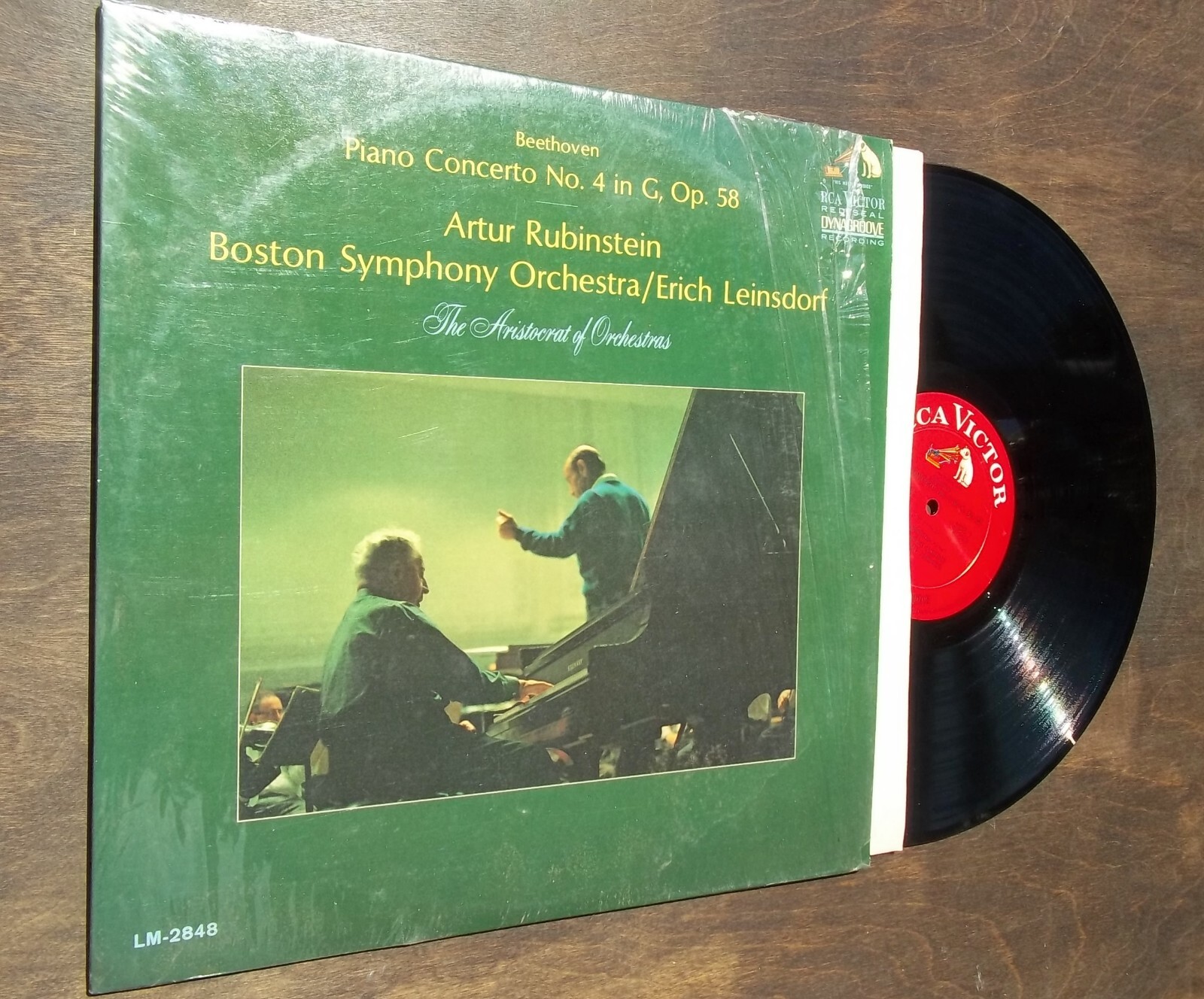BEETHOVEN, CLASSICAL LP, PIANO CONCERTO NO. 4, ARTHUR RUBINSTEIN, RCA VICTOR | eBay