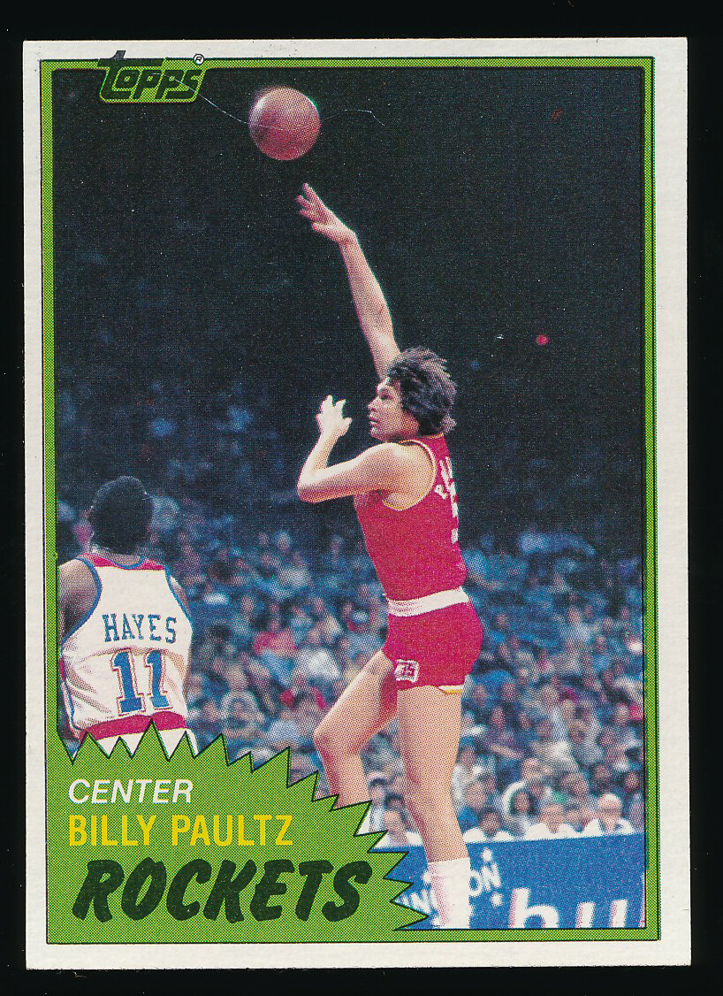 1981-82 Topps #MW87 Billy Paultz - Houston Rockets NM/MT+ (A01A) | eBay