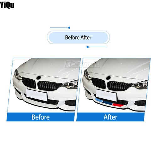 Front Rear Bumper Decal Stickers For BMW 1-7 Series, X1-6 Z4 M3-5 and ...