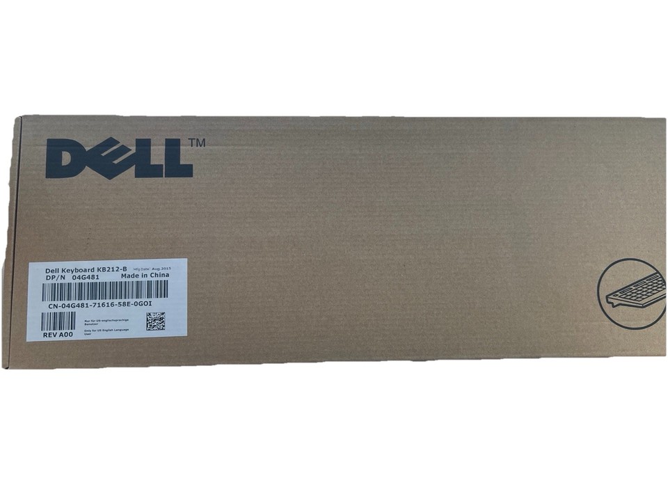 Dell Keyboard KB212-B - USB 104-Key Quiet Keyboard - DP/N: DJ458 | eBay