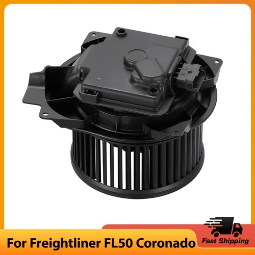 Front A/C Heater Blower Motor w/ Fan Cage for 2002-11 Freightliner ...