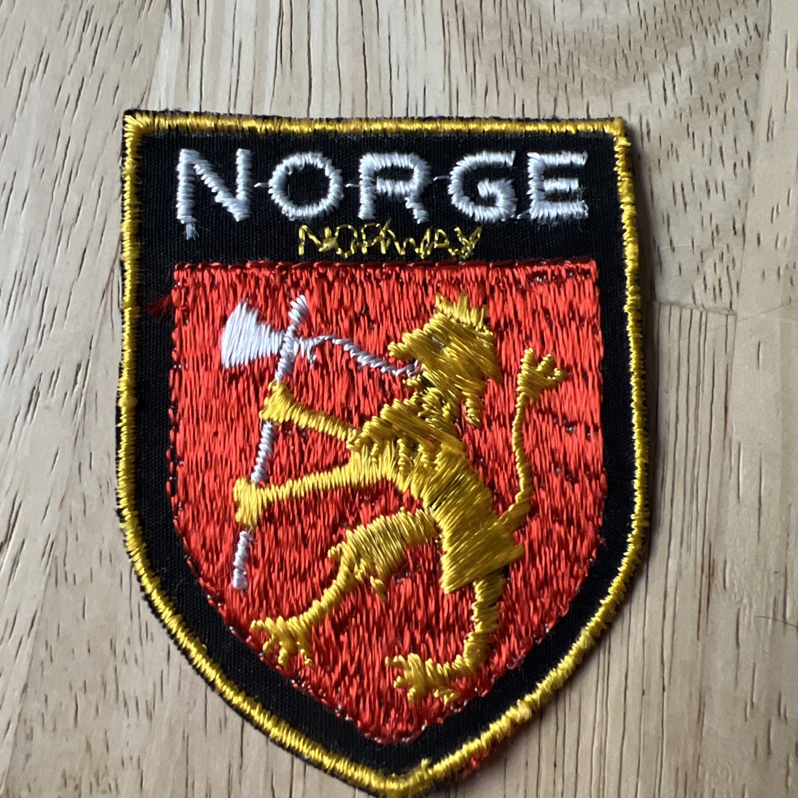 Norge Norway Emblem Seal Crest Souvenir Patch | eBay