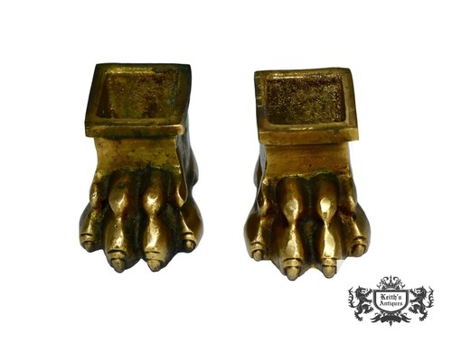 Antique Brass Claw Feet Ormolu French Empire Style | eBay