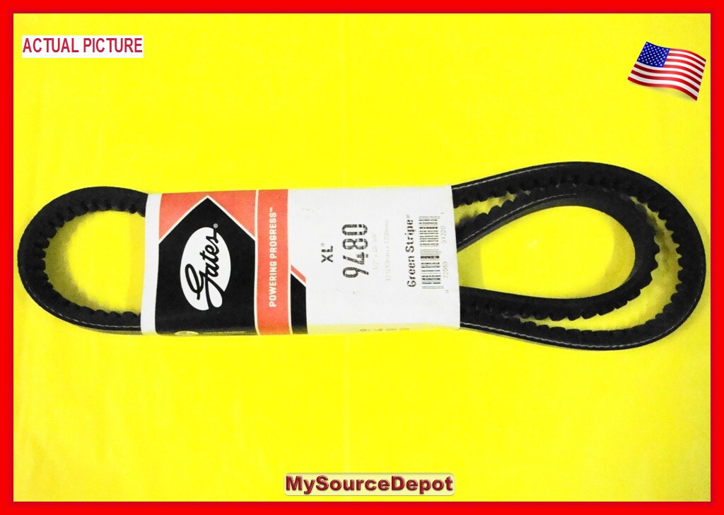 2 Gates 9480 XL Green Stripe V-belt 13a1220 for sale online | eBay