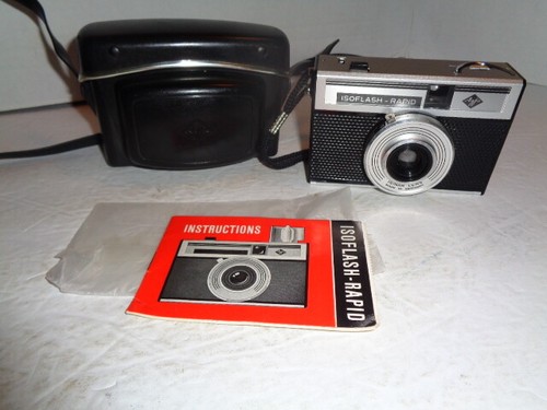 AGFA Isoflash Rapid Camera With Case Made In W. Germany Not Tested | eBay