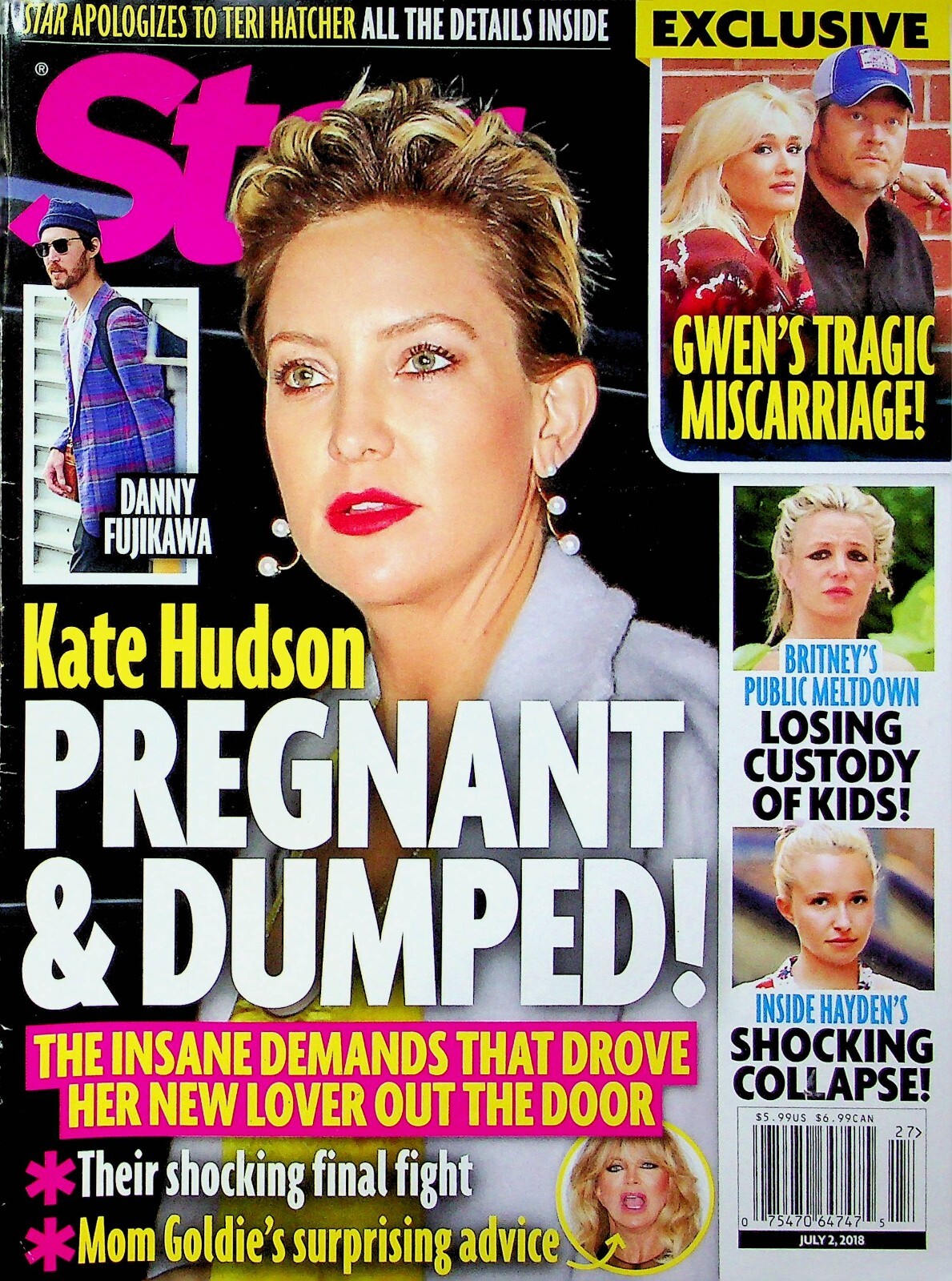 Star Magazine Kate Hudson & Britney Spears July 2 2018 042823R | eBay