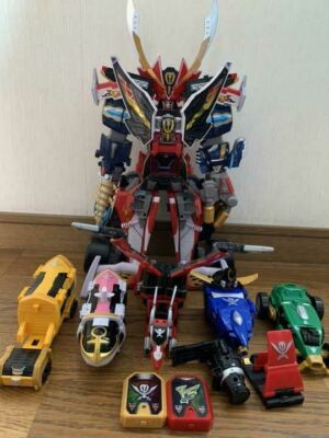 Power Rangers Super Megaforce Gokaiger DX Ultrazord Megazord Set Kanzen ...