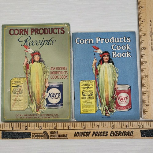 Karo Corn Syrup & Kingsford Corn Starch Advertising Cookbook Desserts ...