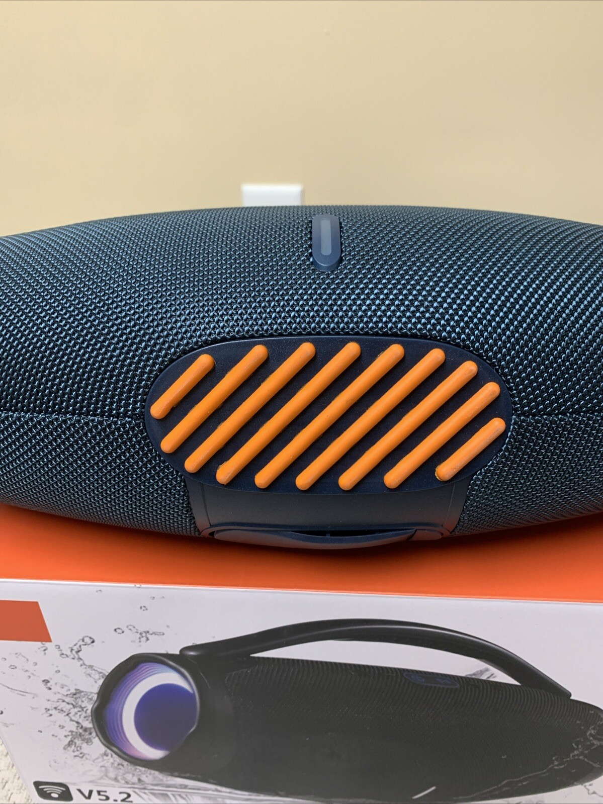 Booms Box Portable bluetooth Speaker With LED Light Effects On Sides | eBay