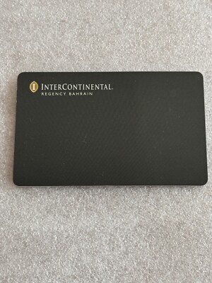 Intercontinental IHG Hotel REGENCY Bahrain 🇧🇭 ROOM KEY CARD ...