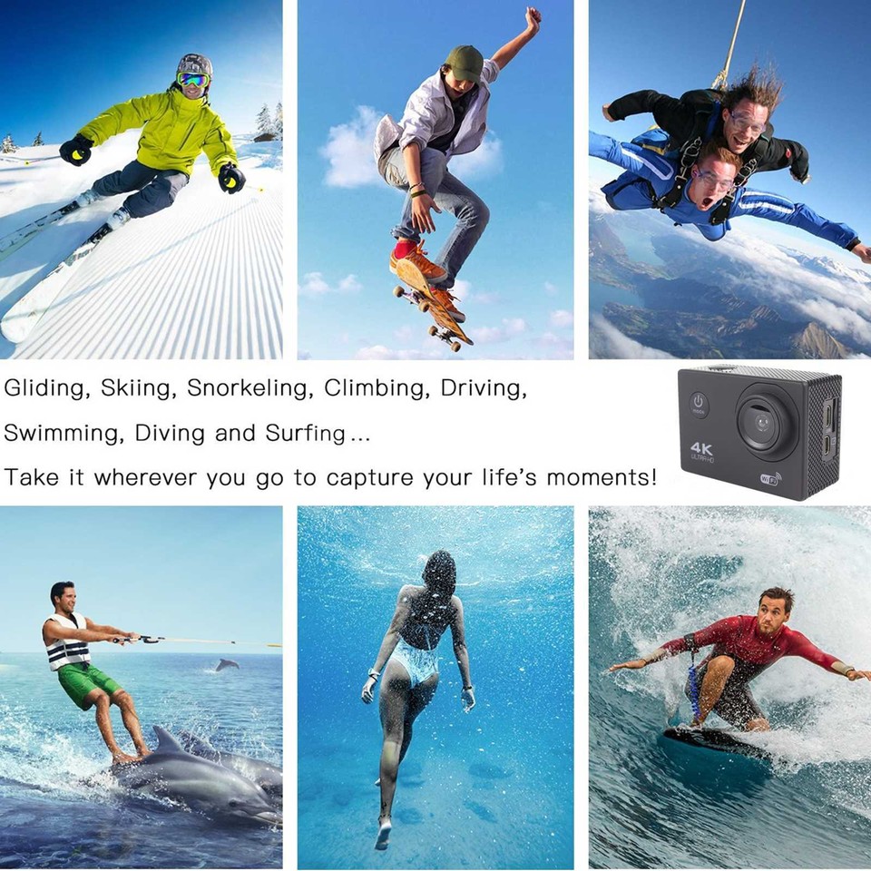 New 4K Action Camera/ Pro Sport Camera SJ9000 Wifi 1080P HD Waterproof ...