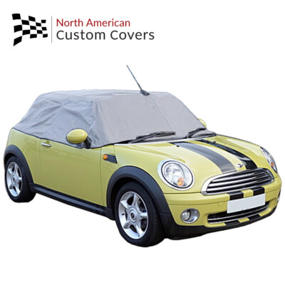 Mini Cooper Cabrio Convertible Soft Top Roof Protector Half Cover 2004 ...