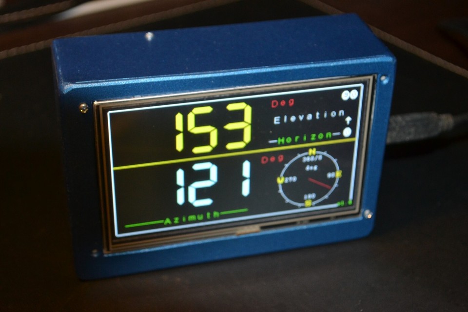 Digital Readout for Yaesu antenna rotors controllers-K-400, G5400 ...