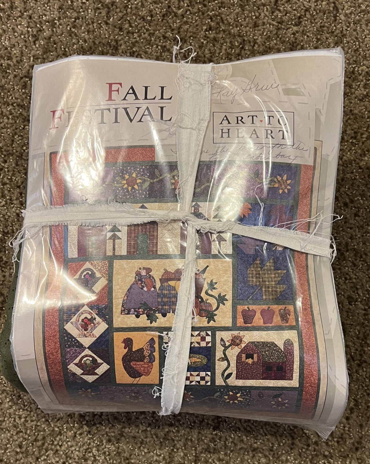 Fall Festival Art to Heart QUILT Kit 54 x 61 Nancy Halvorsen | eBay