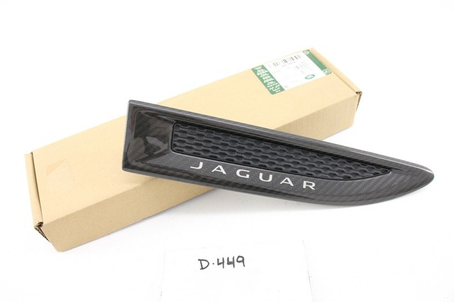 OEM Jaguar E-Pace RH Fender Vent Louver Molding Carbon Fiber 2018-up ...