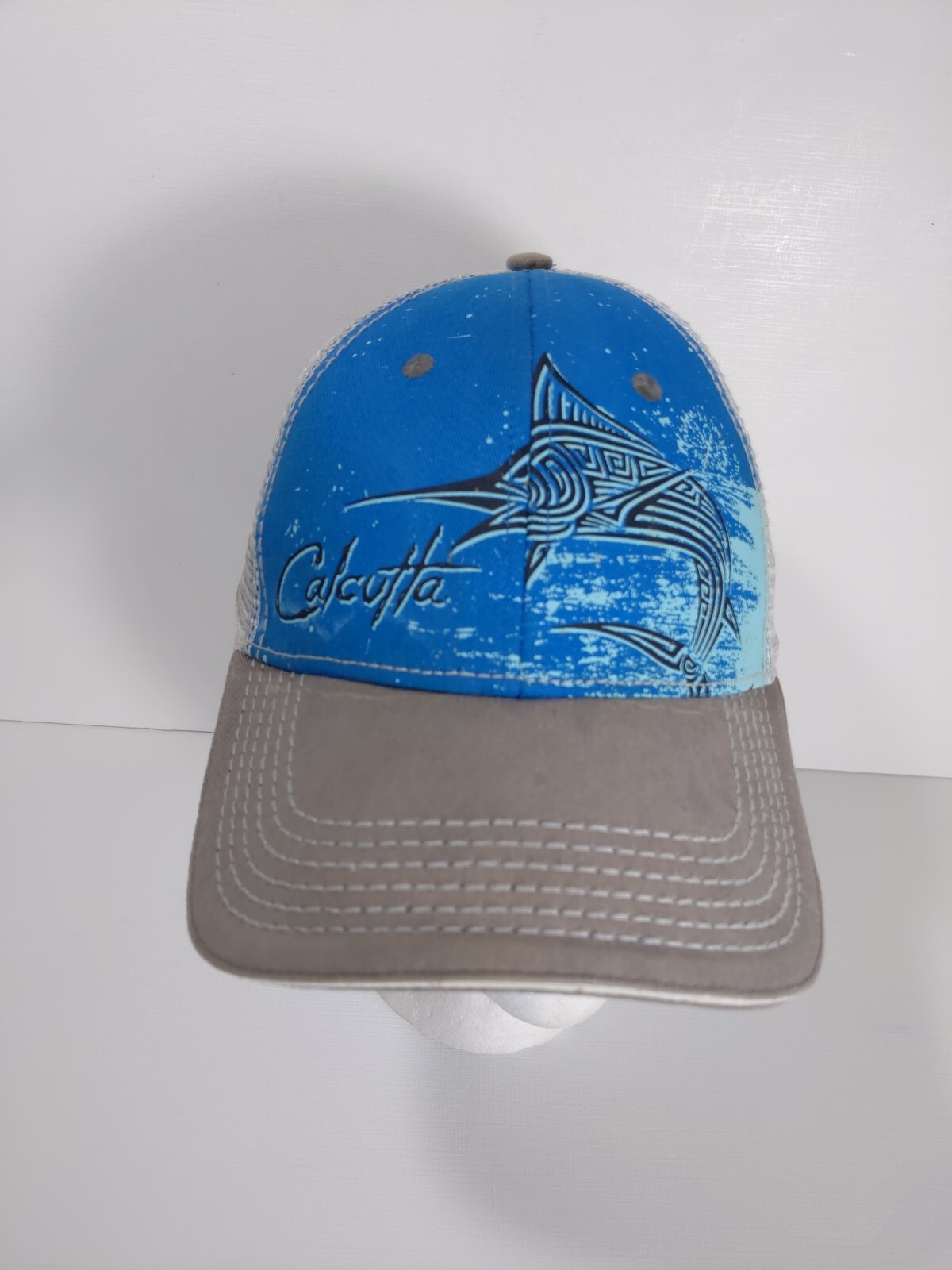 Calcutta Hat with Swordfish Mesh Trucker Style Snapba… - Gem