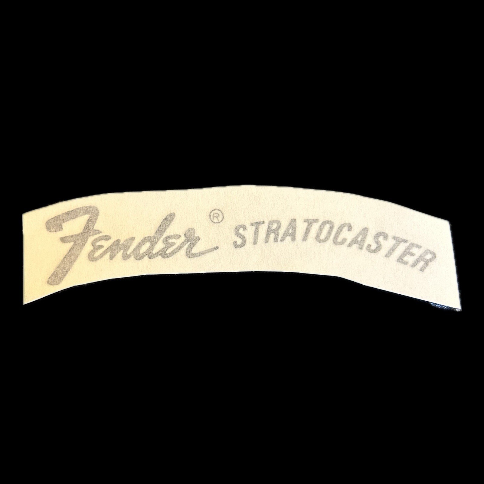 VINTAGE Style FENDER STRATOCASTER GUITAR HEADSTOCK DECAL STICKER / Peel ...