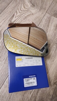 VOLVO C30 FRONT RIGHT DOOR MIRROR GLASS 31299499 ORIGINAL | eBay