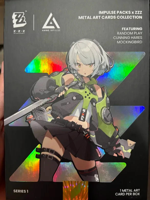 Zenless Zone Zero SILVER Belle Metal Card LIMITED EDITION Anime Impulse ...
