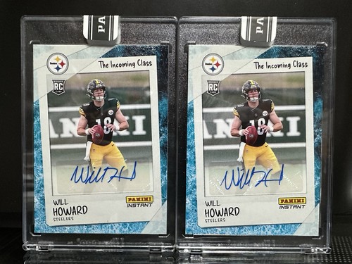 Will Howard 2025 Panini NFL Incoming Class Pittsburgh Steelers Rookie ...