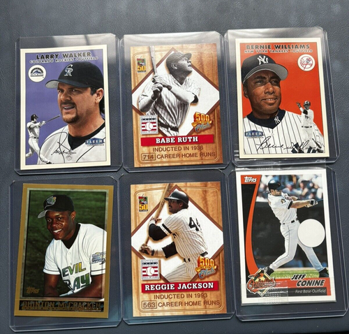 Baseball Cards Mixed 6 Card Lot | eBay
