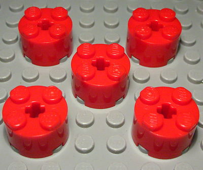 Lego Stein rund 2x2 Rot 5 Stück (1200) | eBay