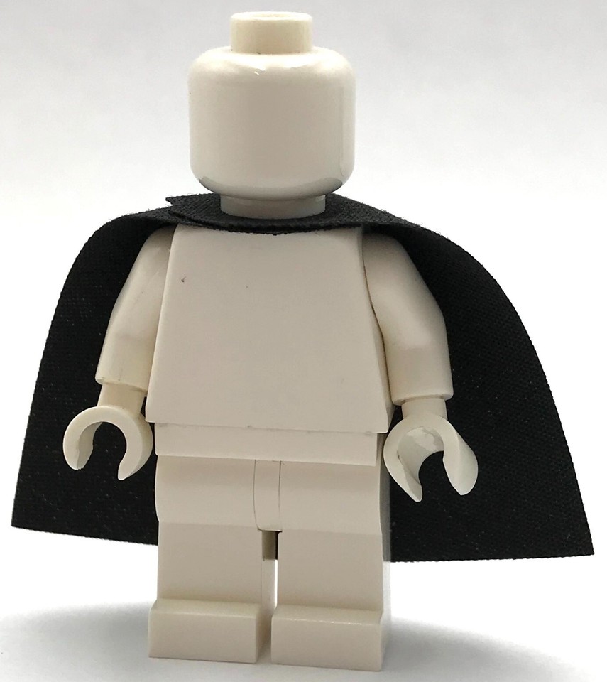 Lego New Black Minifigure Cape Cloth Standard Traditional Starched ...