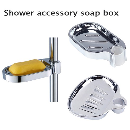 Soap Pallet Shower Rod Slide Bar Soap Dish Soap Holder Shower Rail Soap ...