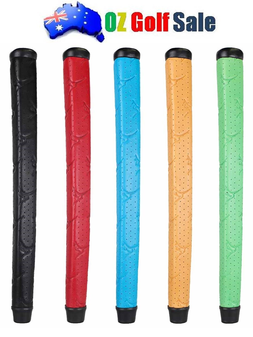 The Grip Master Signature Dancing Kangaroo Roo Leather Tour Putter Grip ...