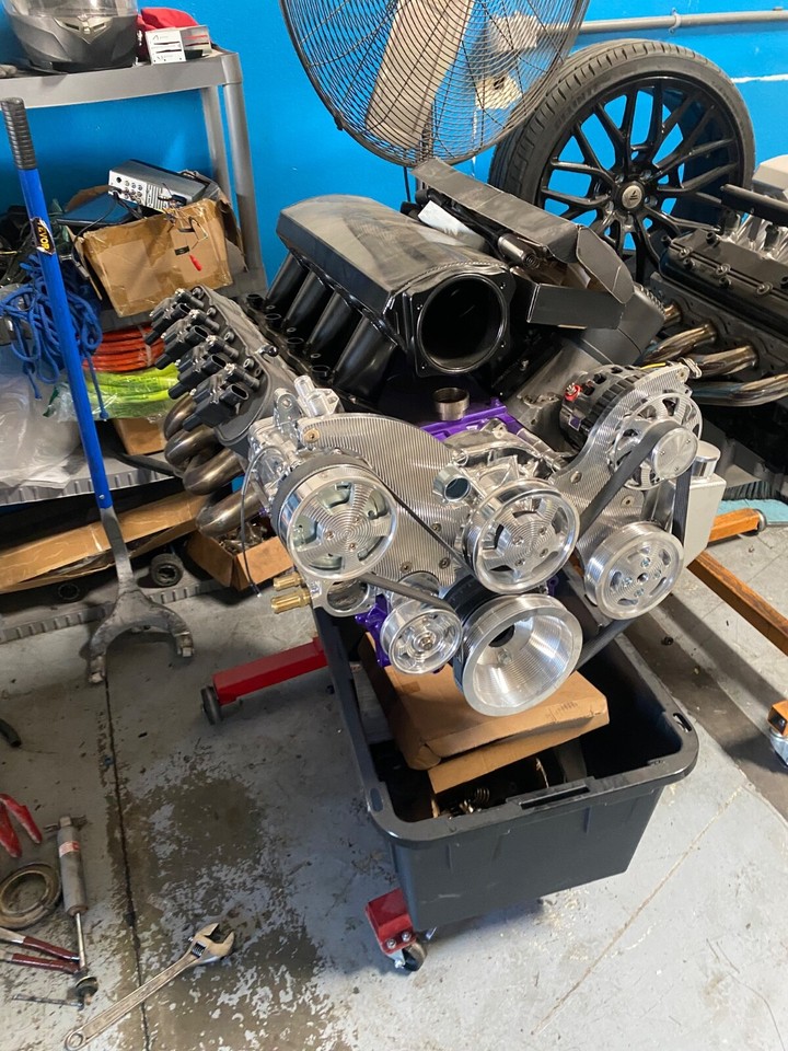 LS CHEVY LS 5.3L 500+++hp CRATE ENGINE turnkey Boost ready LSX Dart LS3 ...