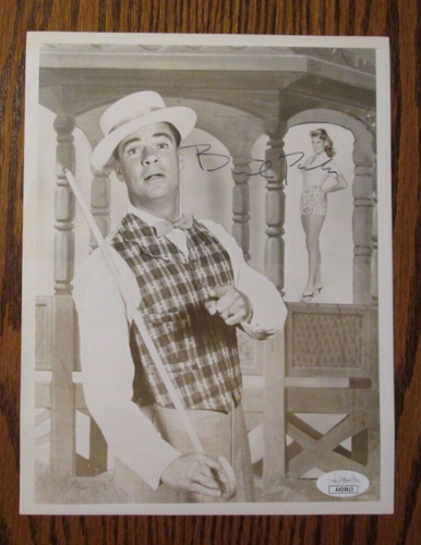 VINTAGE BERT PARKS Auto Singed Photo Miss America Pageant Host COA JSA ...