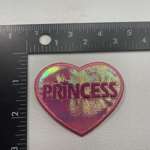 Pink Heart PRINCESS Patch 20N2 | eBay