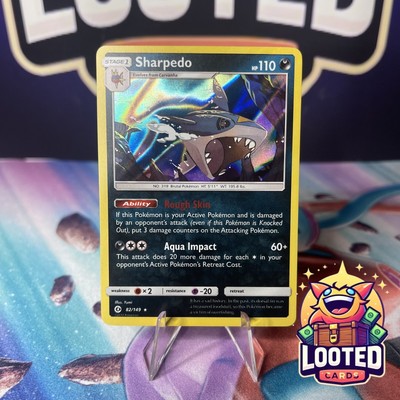 Sharpedo 82/149 - Sun & Moon Base Set - Holo Rare - Pokemon TCG - NM | eBay