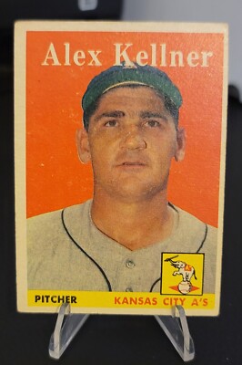 1958 Topps Baseball #3 Alex Kellner Kansas City Athletics VG-EX | eBay