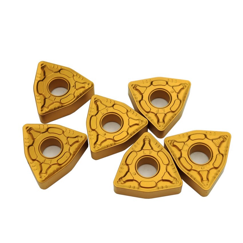 10pcs WNMG080412-CM LF9018 WNMG433 carbide turning inserts WNMG08 R1.2 ...
