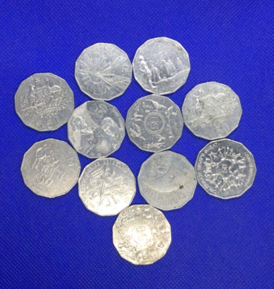 11-x-australian-commemorative-50-cent-coins-as-per-photo-6-ebay