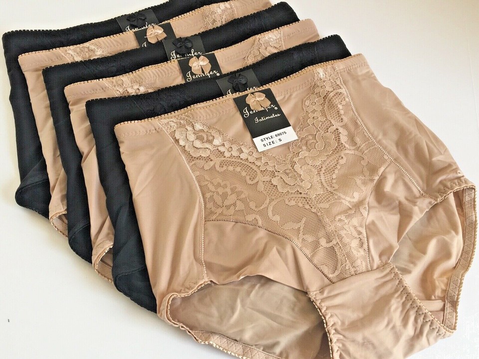 High Waisted Briefs Tummy Control Girdles 2,4 or 6 Pack Bikini Shaper ...